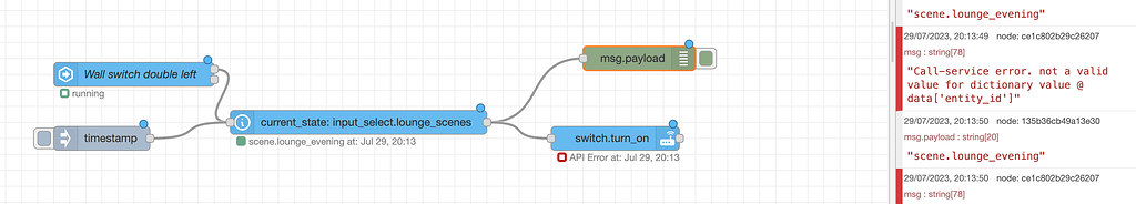 How to dynamically activate a scene based on the state of a helper - Node-RED - Home Assistant ...