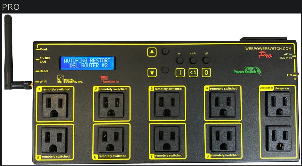 DLI Web Power Switch Pro Control - Configuration - Home Assistant Community