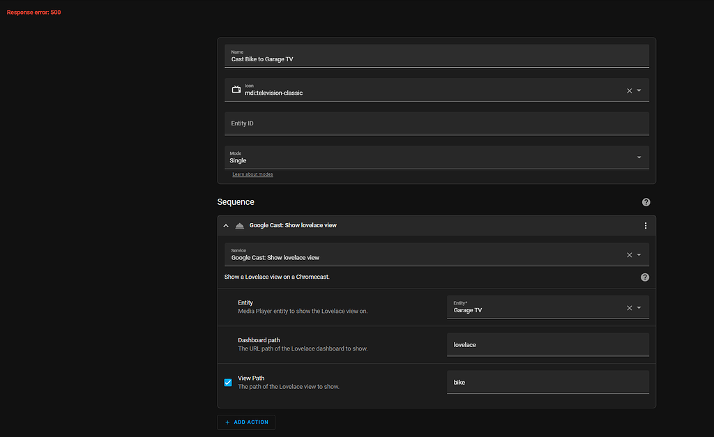 Response error: 500 Saving Script - Home Assistant Community