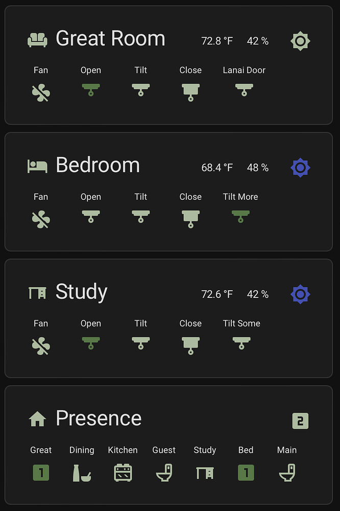 Card Rooms - show yours - Dashboards & Frontend - Home Assistant Community
