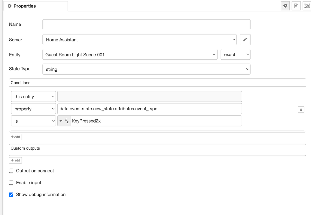 Debugging My First Node Red Flow Node Red Home Assistant Community