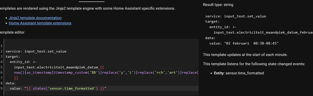 Write an inputdatetime sensor to another - Configuration - Home ...