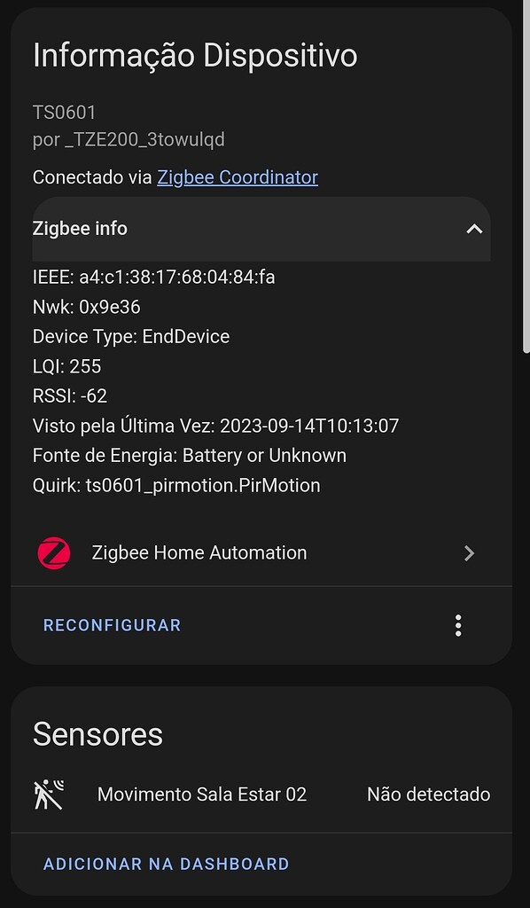 Missing Entity Zigbee Home Assistant Community