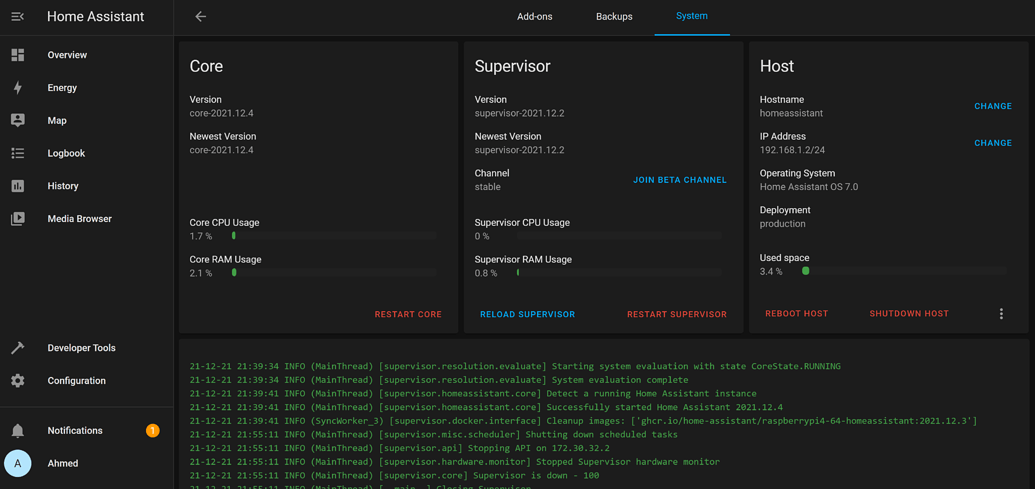 I can't find the Supervisor tab - Home Assistant OS - Home Assistant ...