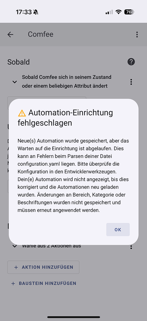 Automation Parse Error - Configuration - Home Assistant Community
