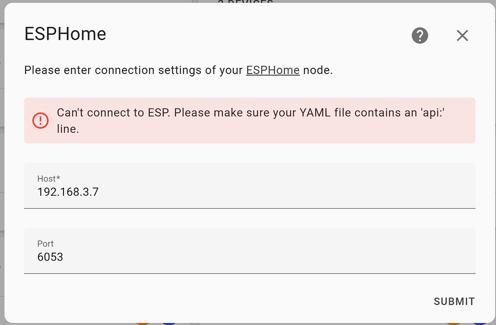 Can't add ESPHome device connected via Wireguard - ESPHome - Home Assistant Community