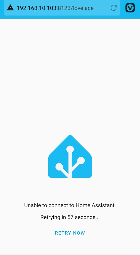 Vivaldi Mobile Update Overnight Blocking Home Assistant Configuration Home Assistant Community