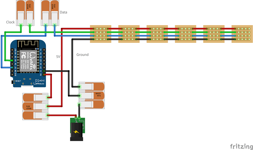Getting WS2801 led strip to work - ESPHome - Home Assistant Community