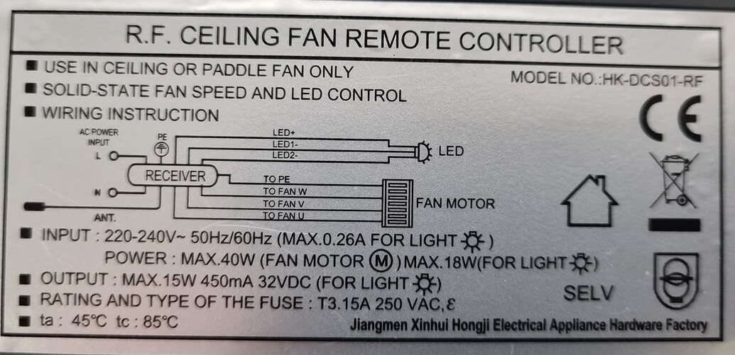 How to wire Sonoff iFan04 on a 5 speed fan - Hardware - Home Assistant ...