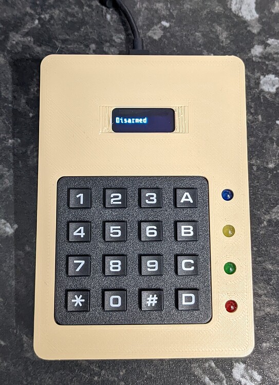 MQTT ESPHome/ESP32 Alarm Keypad with Screen - Share your Projects! - Home Assistant Community