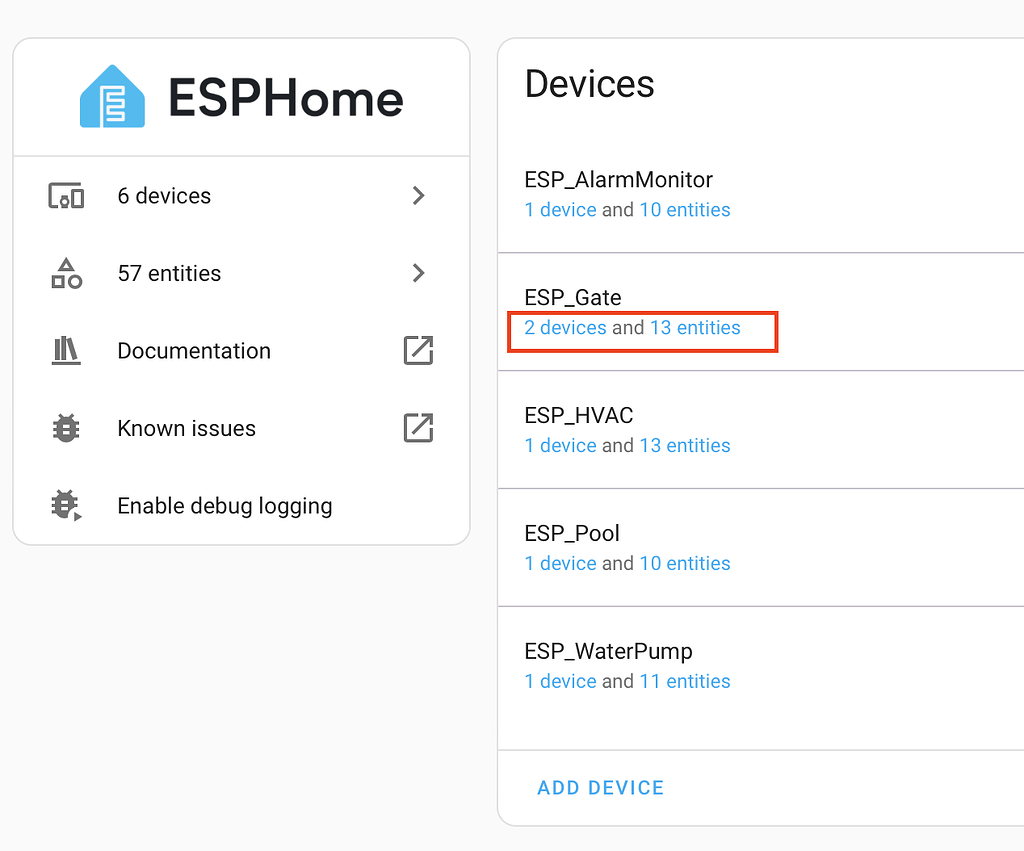 Extra mystery ESP Device, doubled up Entities - ESPHome - Home ...