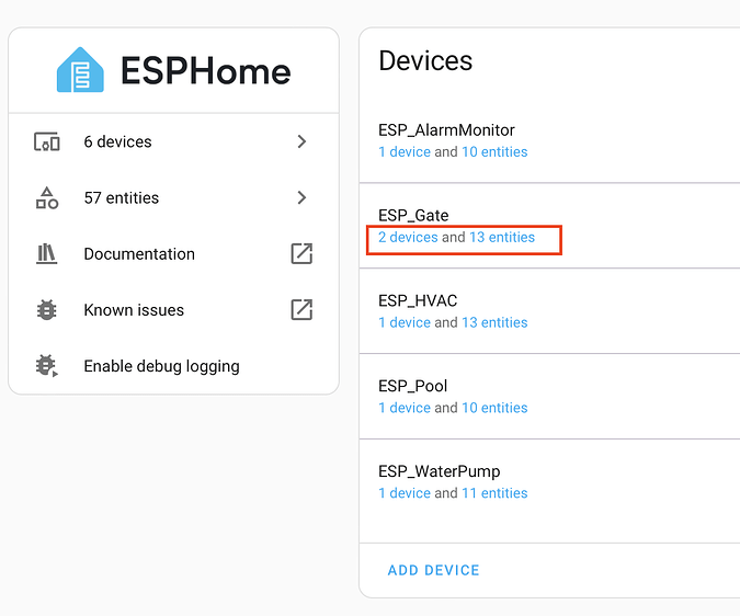 Extra mystery ESP Device, doubled up Entities - ESPHome - Home ...
