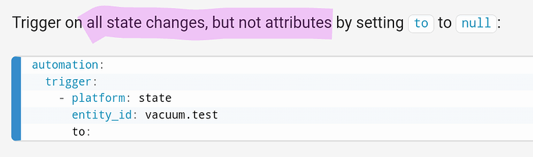 Automation - State change, ignoring attributes - Configuration - Home ...