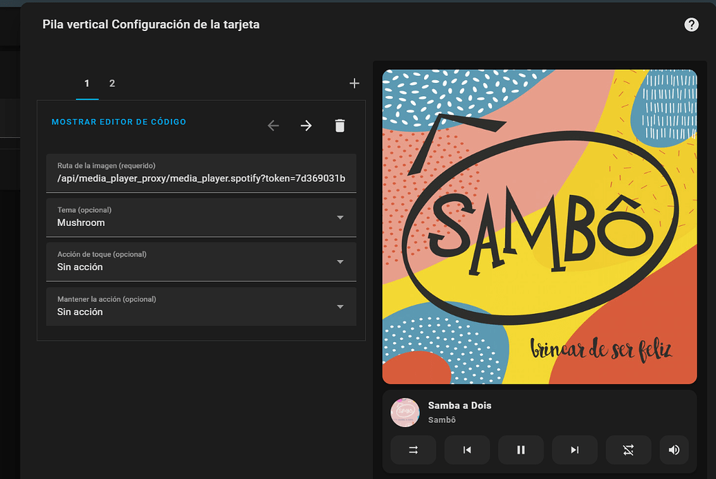Image the spotify in image card - Frontend - Home Assistant Community