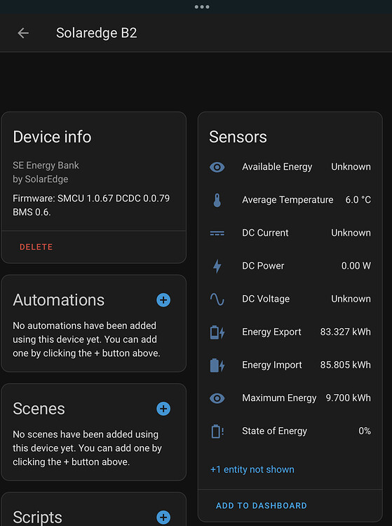 Custom Component solaredge-modbus-multi - Custom Integrations - Home ...
