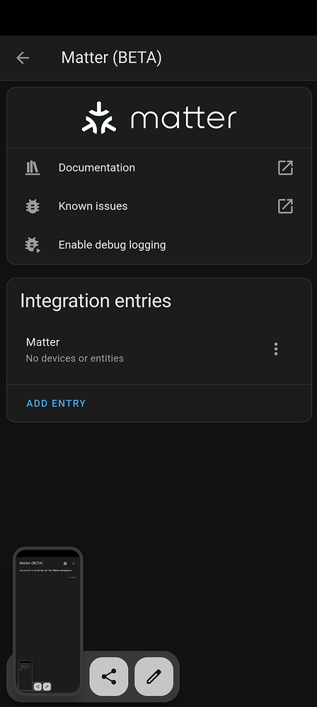 Adding matter device not working - Matter/Thread - Home Assistant Community