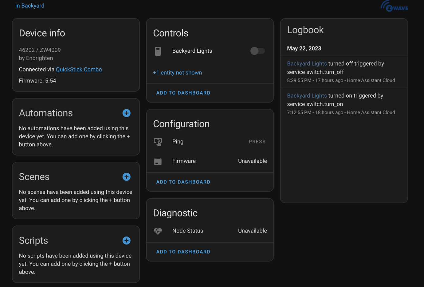 Z wave down - Z-Wave - Home Assistant Community