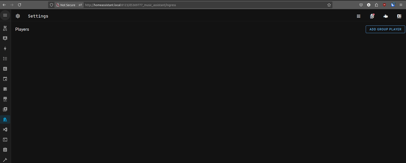 Music Assistant Doesnt Show Players Third Party Integrations Home Assistant Community