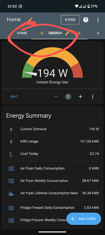Custom Dashboard Hidden From View - Home Assistant Companion for ...