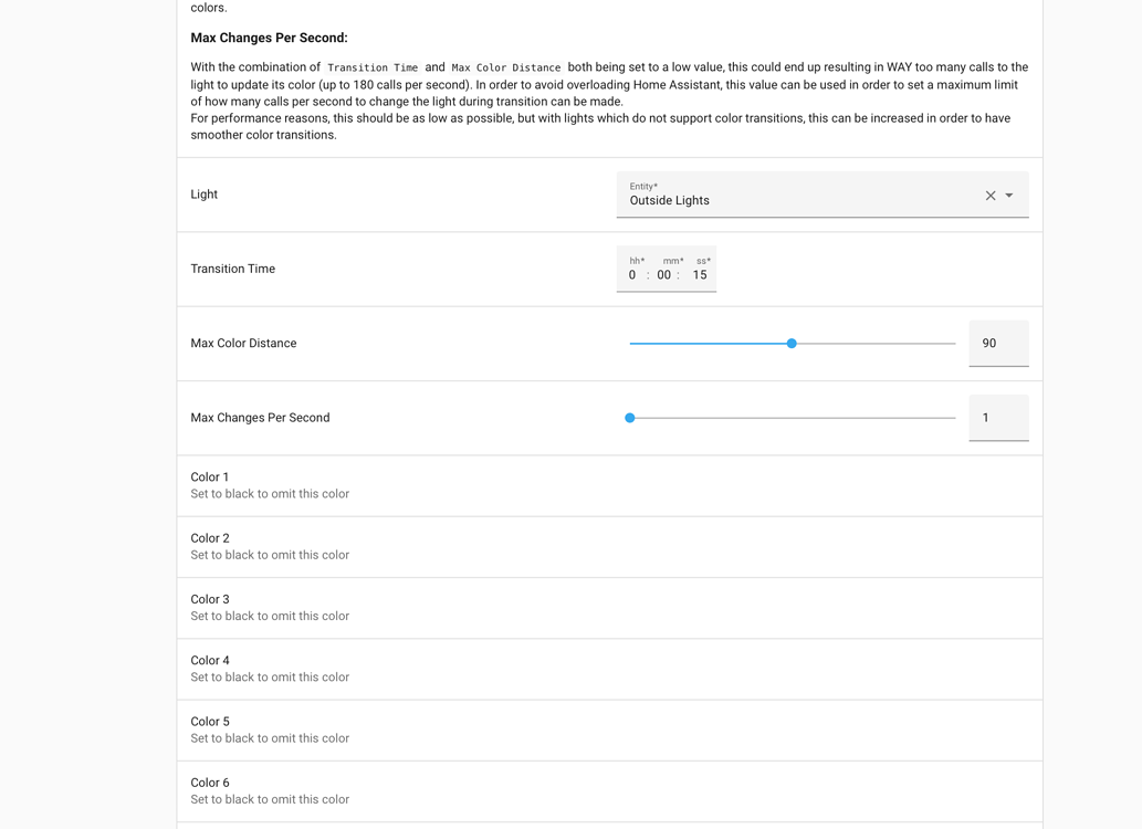 Color Loop Blueprint with Configurable Colors and Transition Time ...