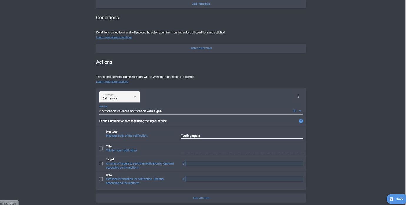 Frigate Notification with image sent to Signal Messenger ...