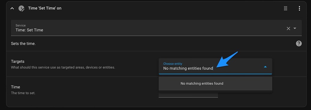 Big big issue entity not show in os automation actions - Home Assistant OS - Home Assistant ...