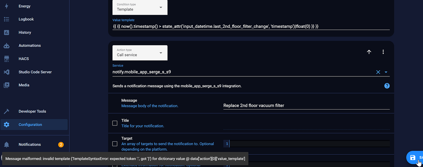 Automation Notification Not Firing As Expected Configuration Home Assistant Community