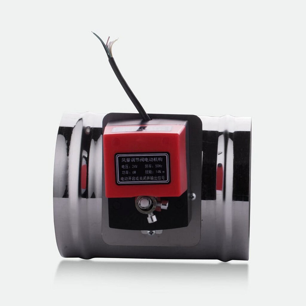 Motorized inline HVAC damper for zone control - Share your Projects ...