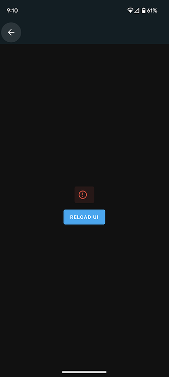 Reload UI Message Frequently - Home Assistant Companion for Android ...