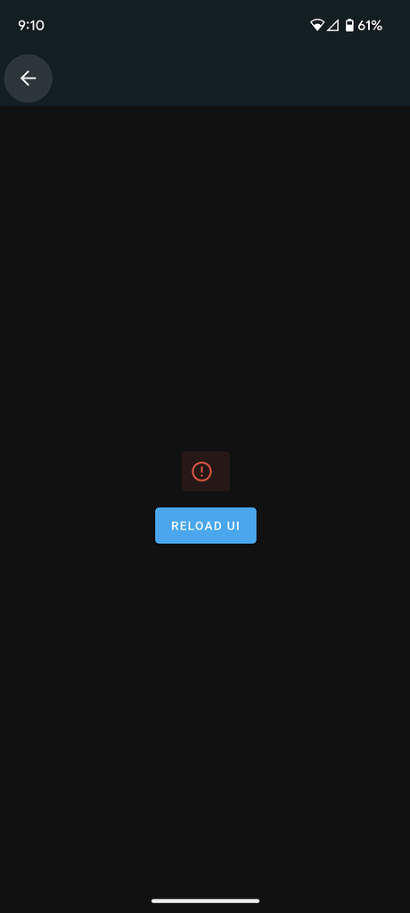 Reload Ui Message Frequently Home Assistant Companion For Android Home Assistant Community
