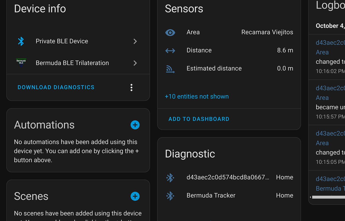 Private BLE Device for use with Bermuda BLE Trilateration (and others I guess) - Configuration ...