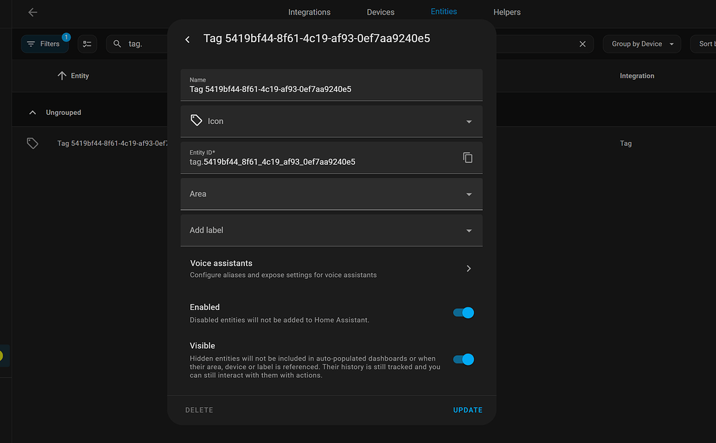 Labels on RFID Tags - Feature Requests - Home Assistant Community