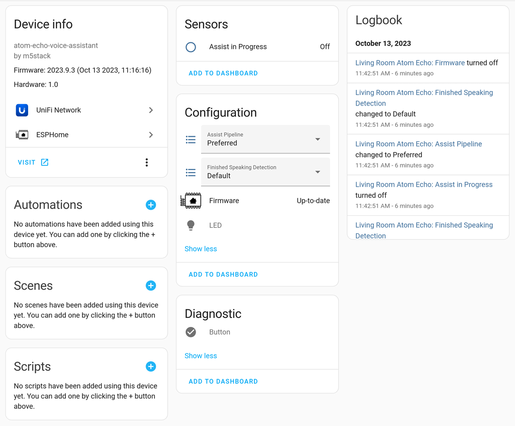 M5 Atom Echo wake word not working - ESPHome - Home Assistant Community