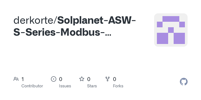 API integration for Solplanet inverter (AISWEI) - Third party ...