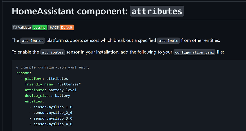 Extract attribute into new sensor entity - Configuration - Home ... Extract attribute into new sensor entity - Configuration - Home ...