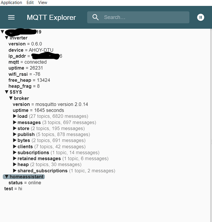 Mqtt Do Not Receive Topic Informations Configuration Home Assistant