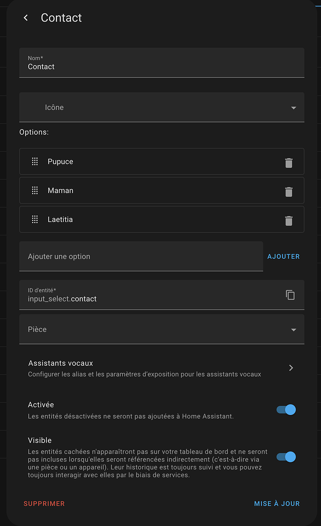 Creat input select - Configuration - Home Assistant Community