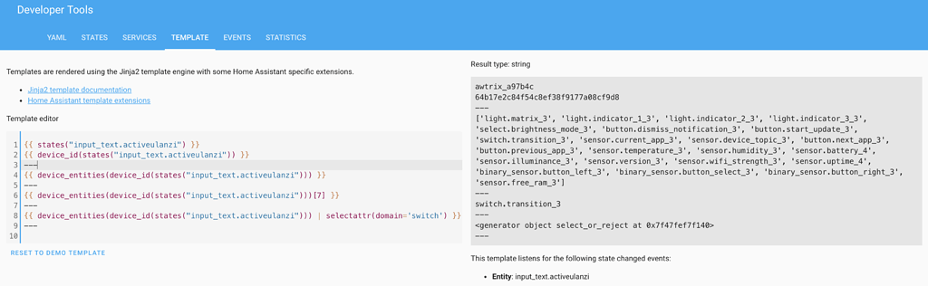 Template syntax for selecting entity of domain type switch from list ... Template syntax for selecting entity of domain type switch from list ...