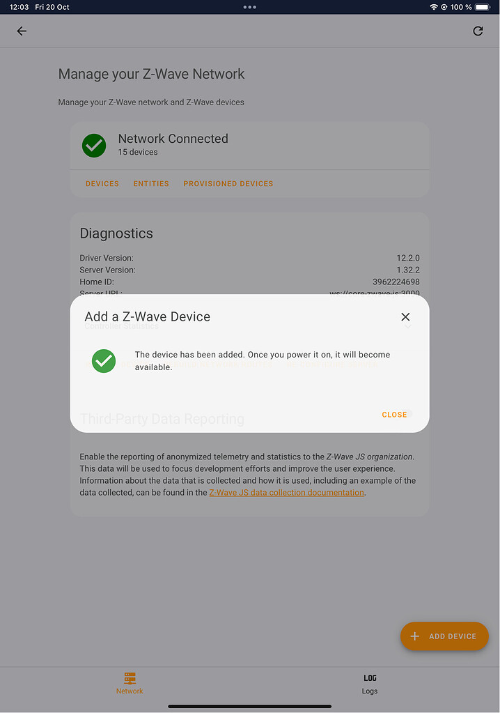 Z-Wave devise, not able to include after exclusion - Z-Wave - Home Assistant Community