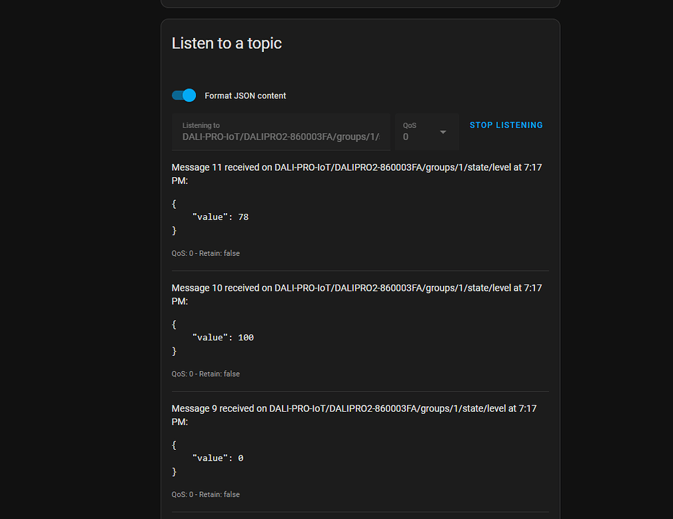 Facing issue while changing brightness of light using mqtt - Configuration - Home Assistant ...