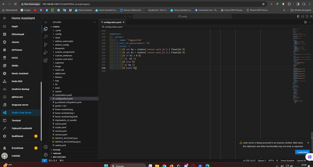 VScode problem - addon - Home Assistant Community VScode problem - addon - Home Assistant Community