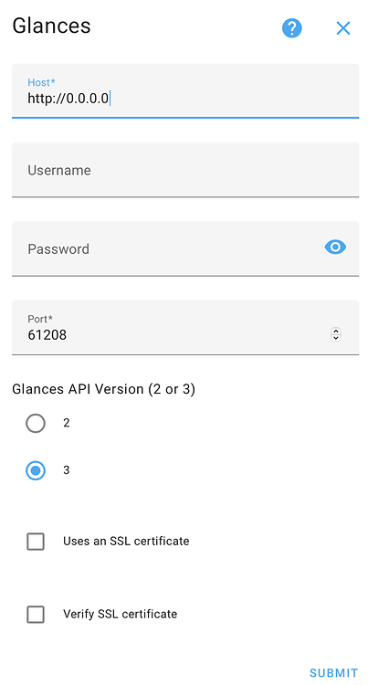Glances Integration Solved Configuration Home Assistant Community