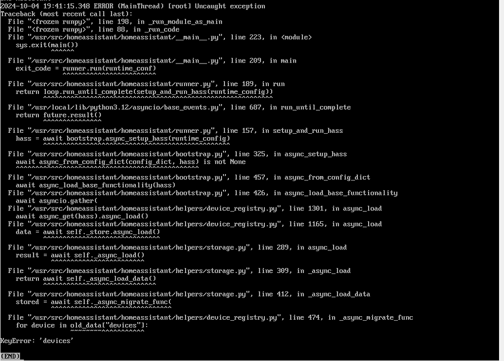 HA Down..Can't reach UI, errors in logs. Help! Please: Solved - Installation - Home Assistant ...