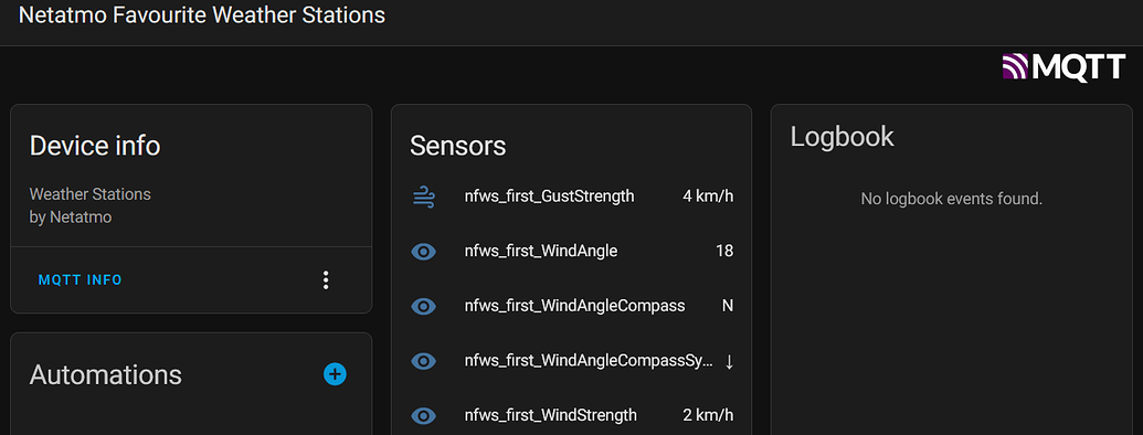 Netatmo Favorites Weather Station Addon - Share your Projects! - Home ...