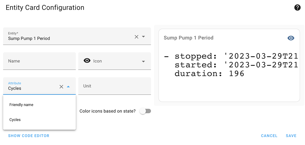 How to calculate time between the two most recent state changes for binary sensor ...