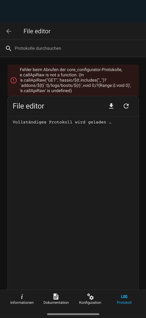 Error Addon Log - Home Assistant OS - Home Assistant Community
