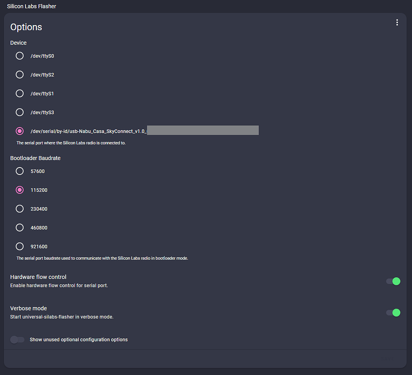 Skyconnect / ZBT-1 Firmware Update Version - Hardware - Home Assistant ...