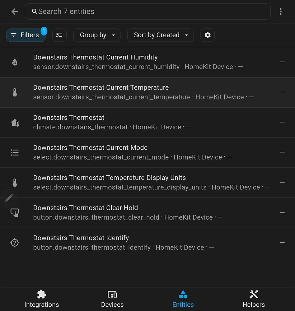 Ecobee integration entities - Third party integrations - Home Assistant ...
