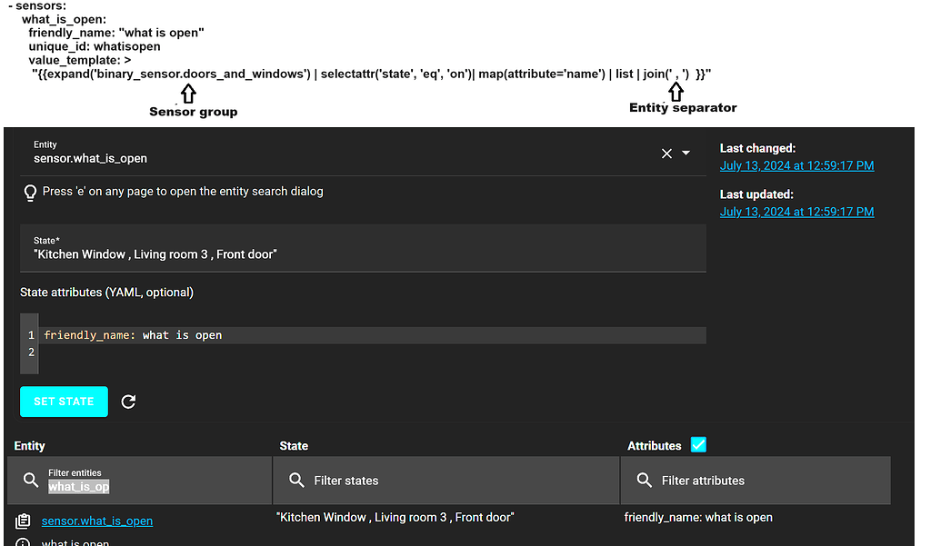 Openhasp Message Box Pop Up If Ac Is Cooling And Window Open With A List Of Open Doors Or