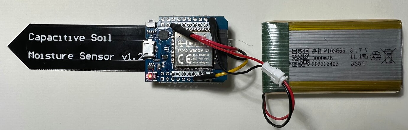 Setting up a battery powered soil moisture sensor - ESPHome - Home Assistant Community